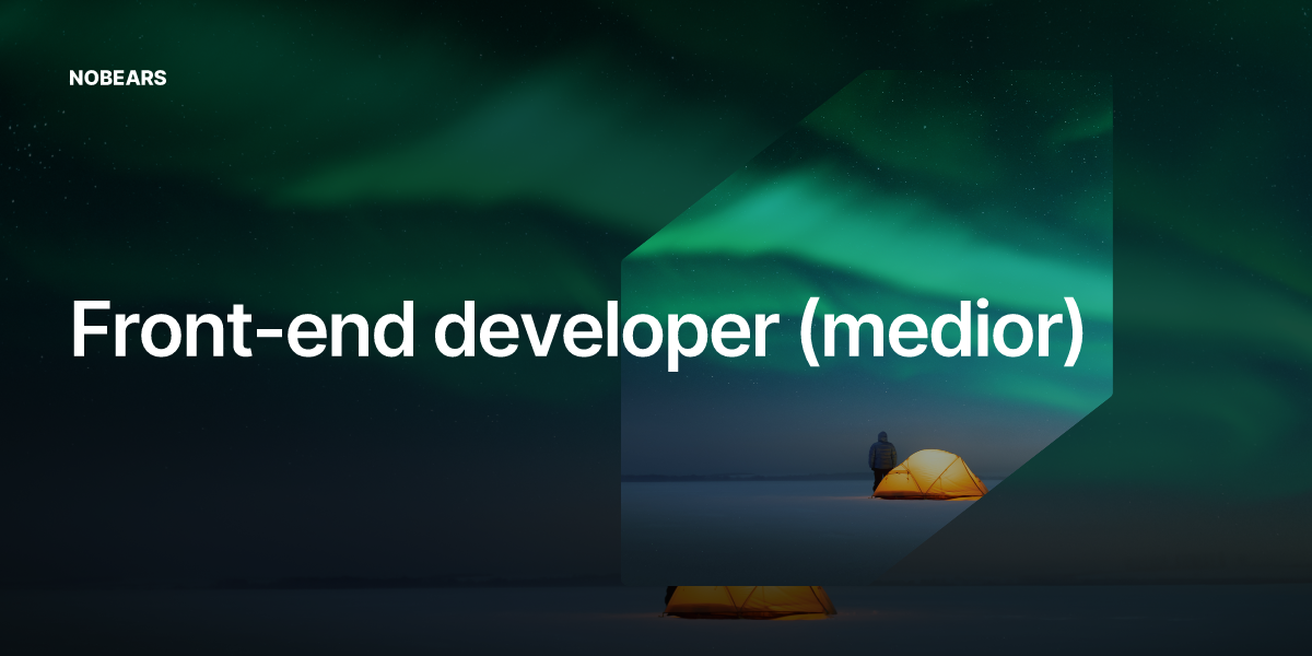 Front-end developer (medior)